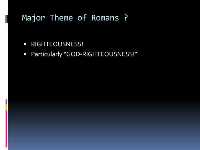 01. Paul’s Letter To The Romans Introduction | PPTX | Christianity ...
