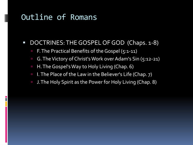 01. Paul’s Letter To The Romans Introduction | PPTX | Christianity ...