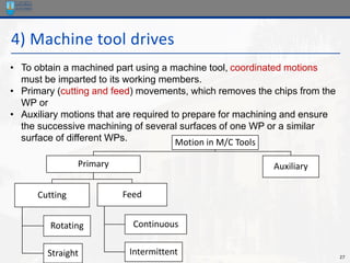 01-PED121-Lecture 2- Basic Elements and Mechanisims of Machine tools.pdf