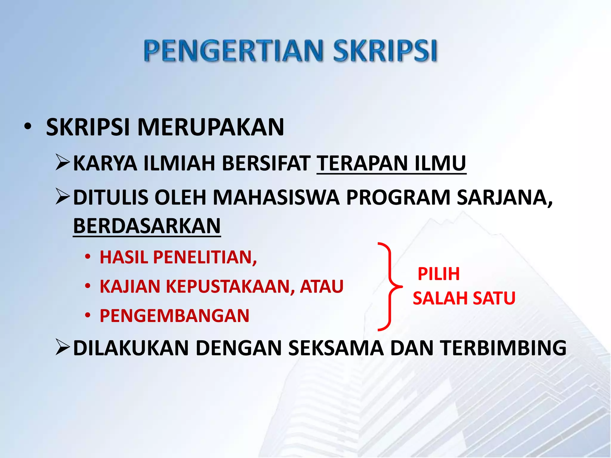 01 pengantar karya tulis ilmiah | PPTX