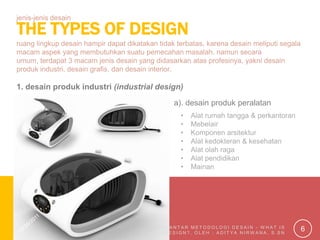 01. Pengantar Metodologi Desain - What is Design? | PPTX