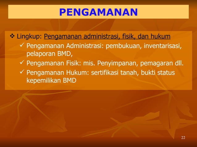 Pengelolaan Barang Milik Negara/Daerah | PPT