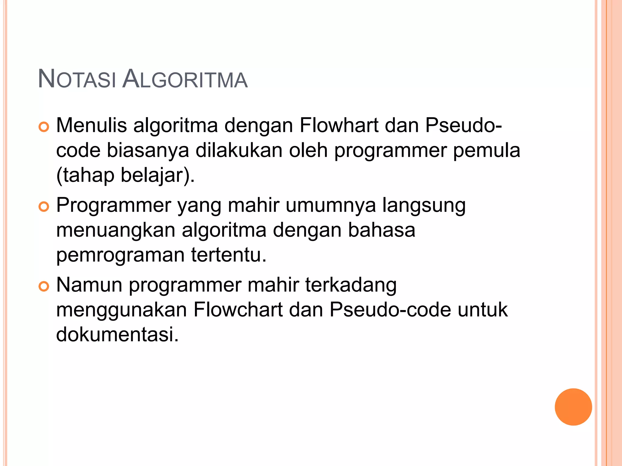 01 pengenalan algoritma | PPT