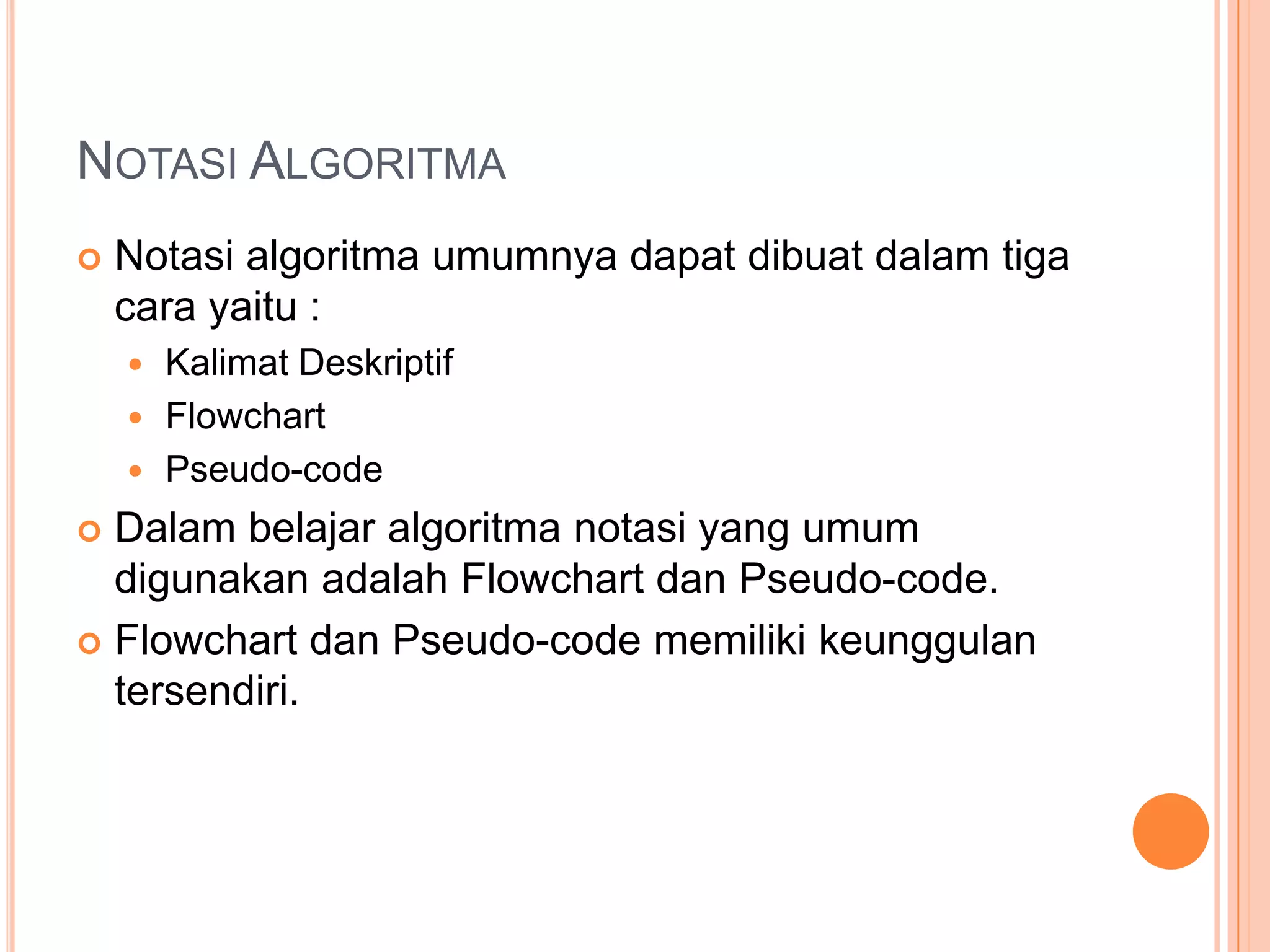 01 pengenalan algoritma | PPTX