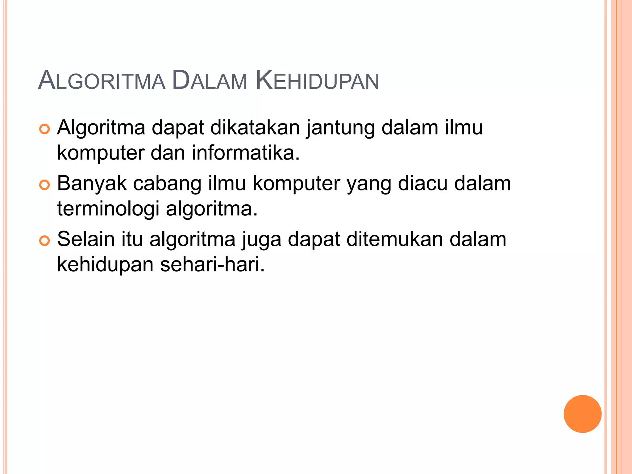 01 pengenalan algoritma | PPTX