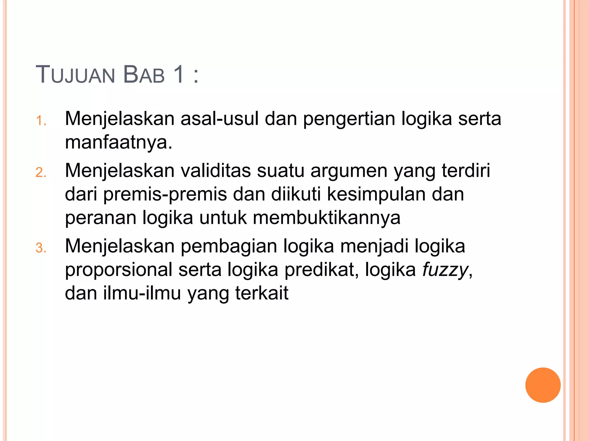 01. pengenalan logika matematika | PPTX