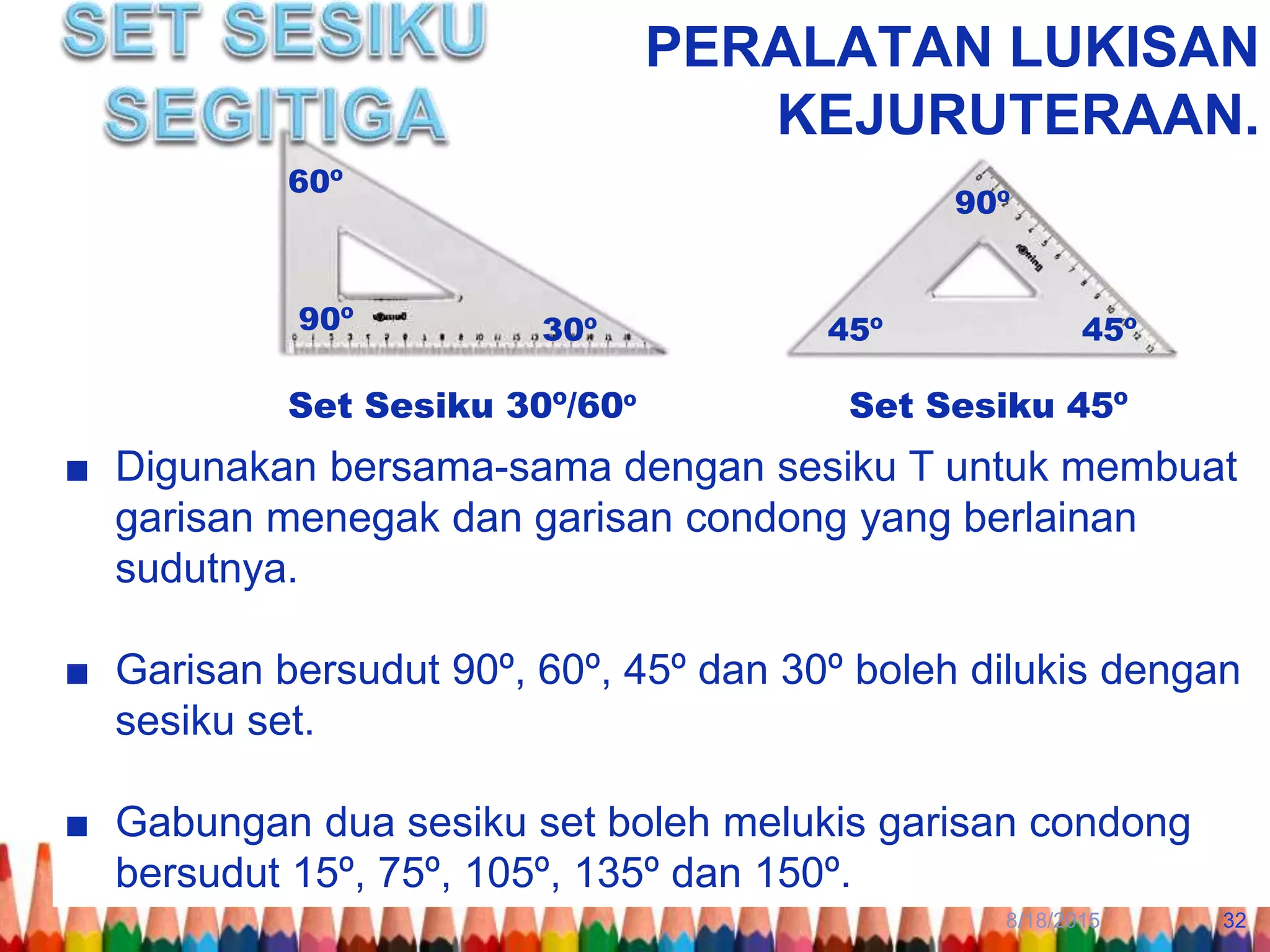 01 pengenalan lukisan kejuruteraan dan lukisan berbantu komputer ( | PPTX