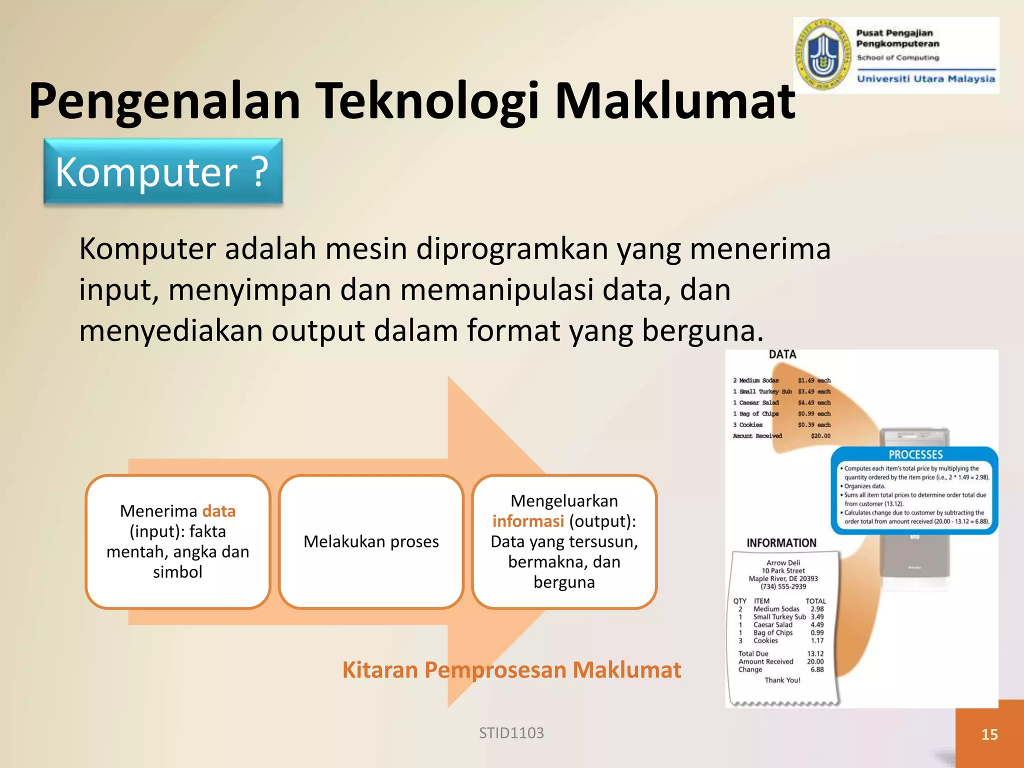 BAB 1 Pengenalan teknologi maklumat | PPTX
