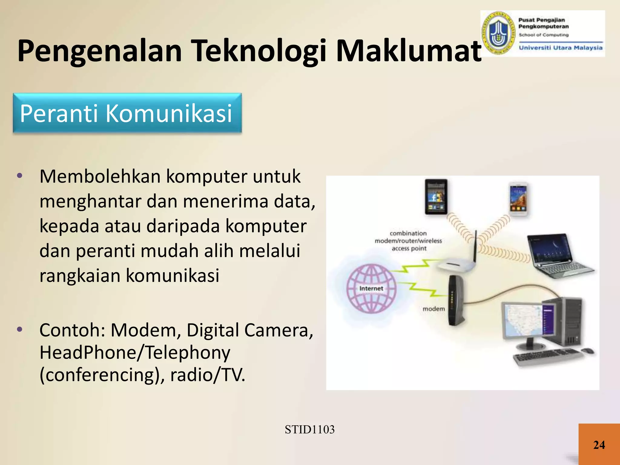 BAB 1 Pengenalan teknologi maklumat | PPTX