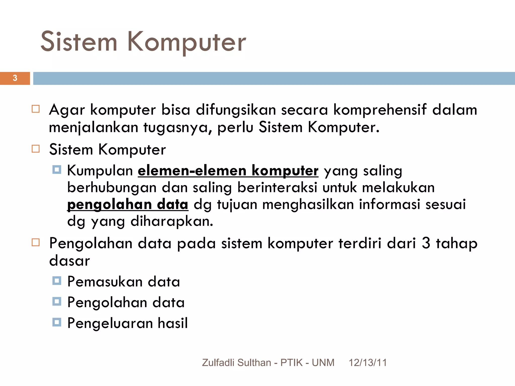 01 pengetahuan dasar komputer | PPT