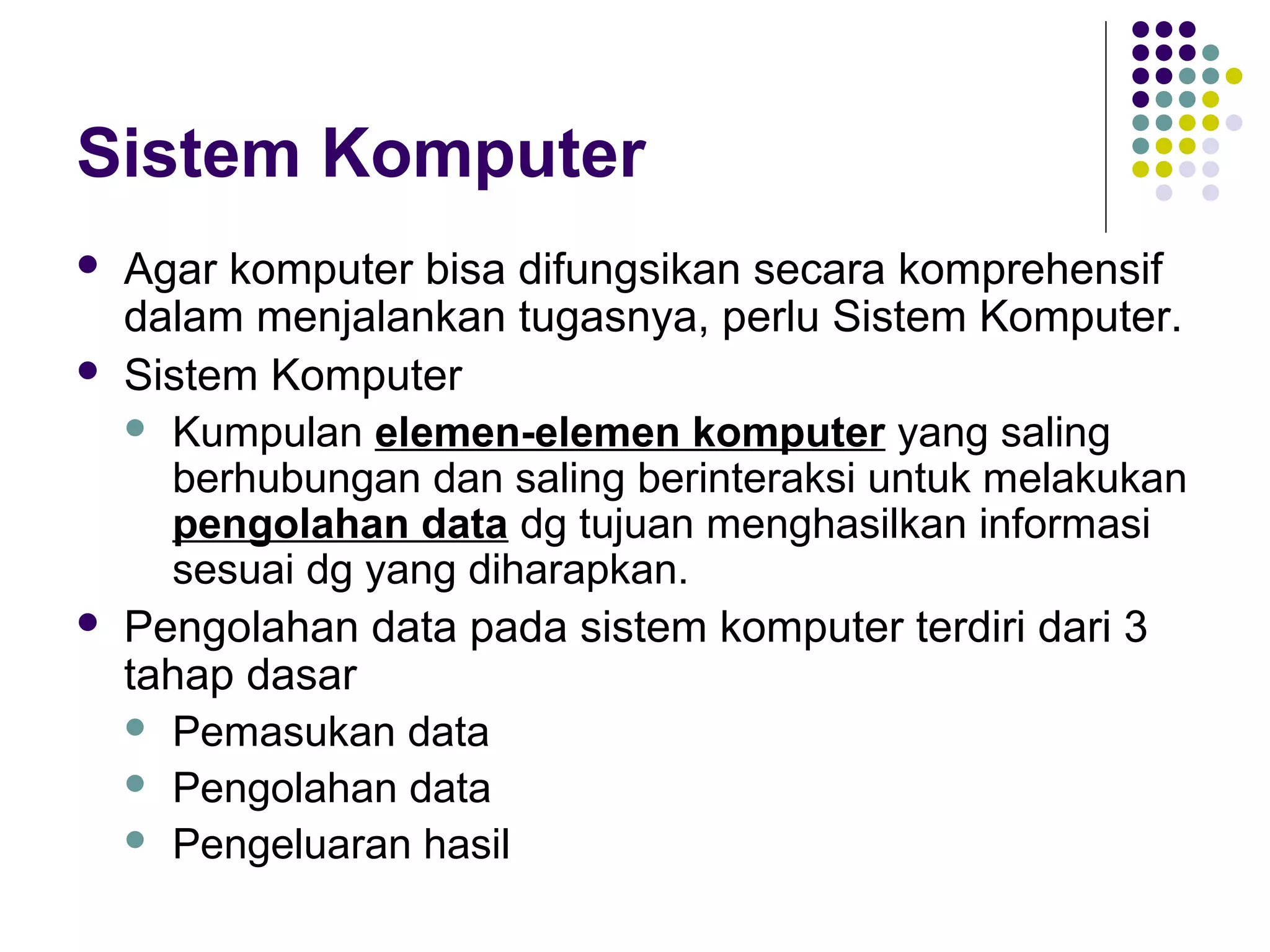 01 pengetahuan dasar komputer | PPT