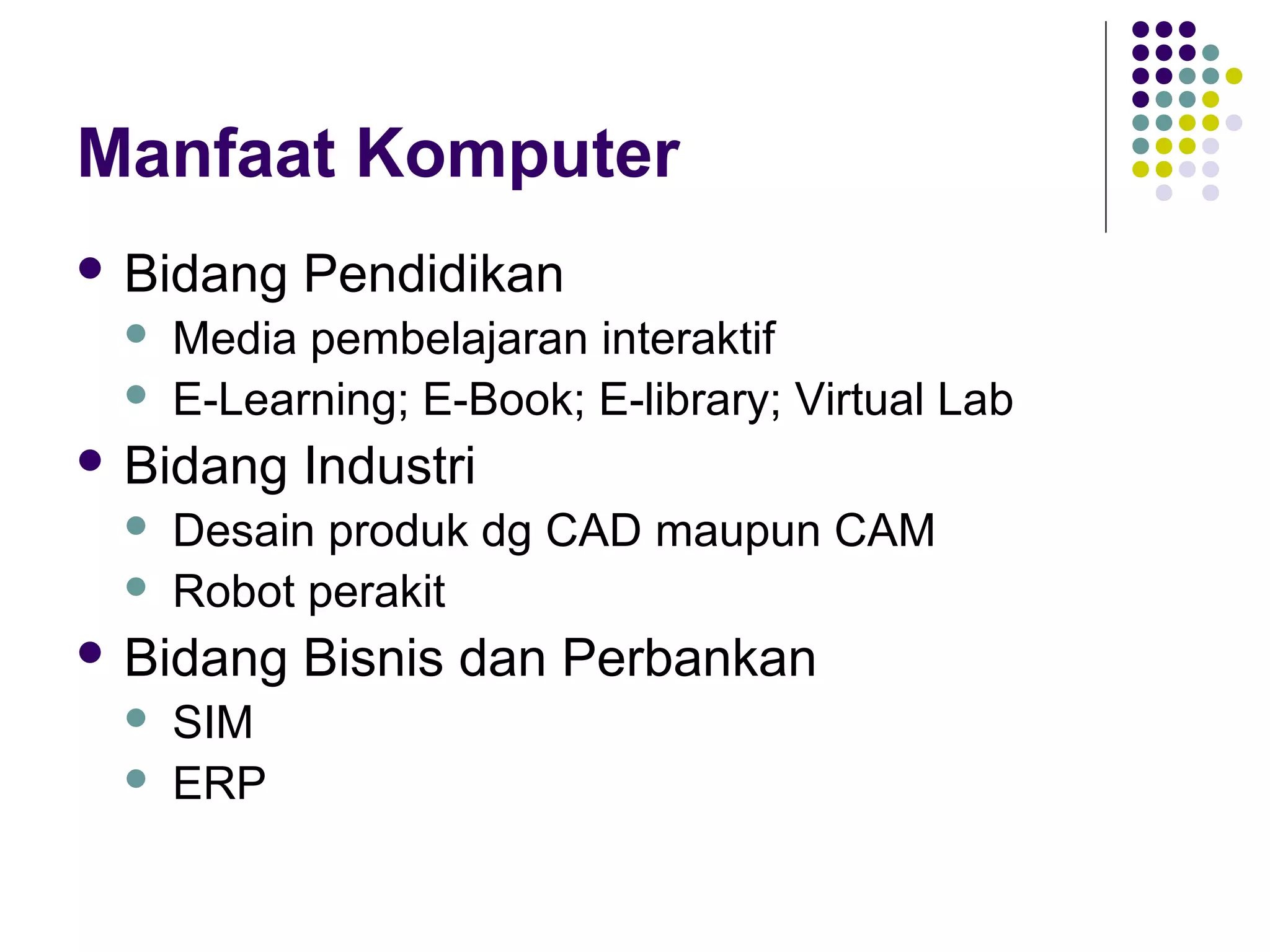 01 pengetahuan dasar komputer | PPT