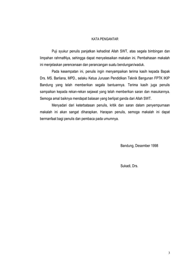 01 perencanaan bendungan-waduk | PDF