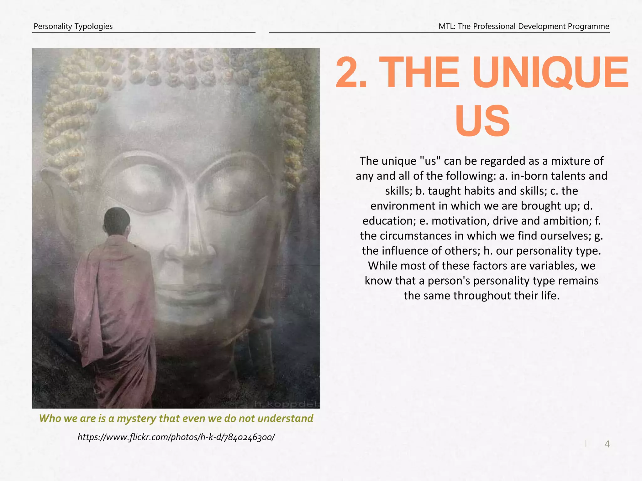 Personality Typologies | PPTX