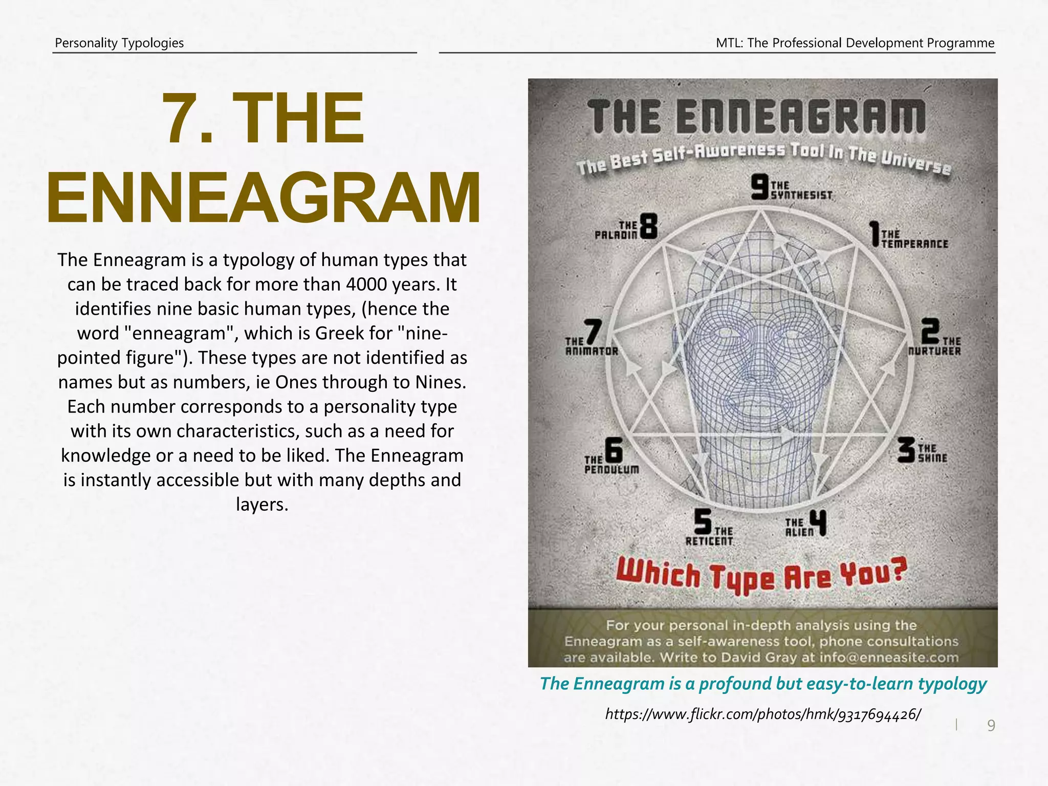Personality Typologies | PPTX