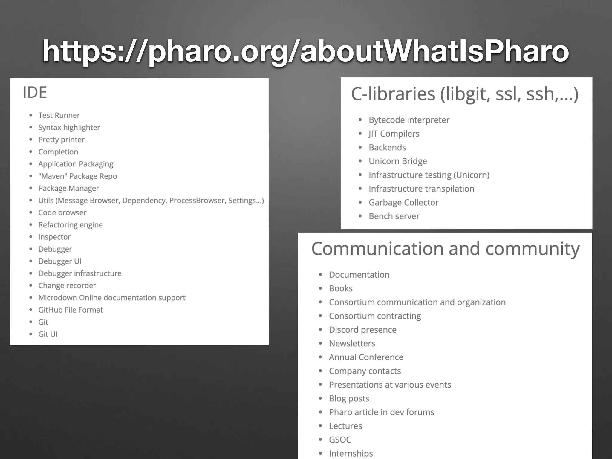 Pharo 11: A stabilization release | PPT