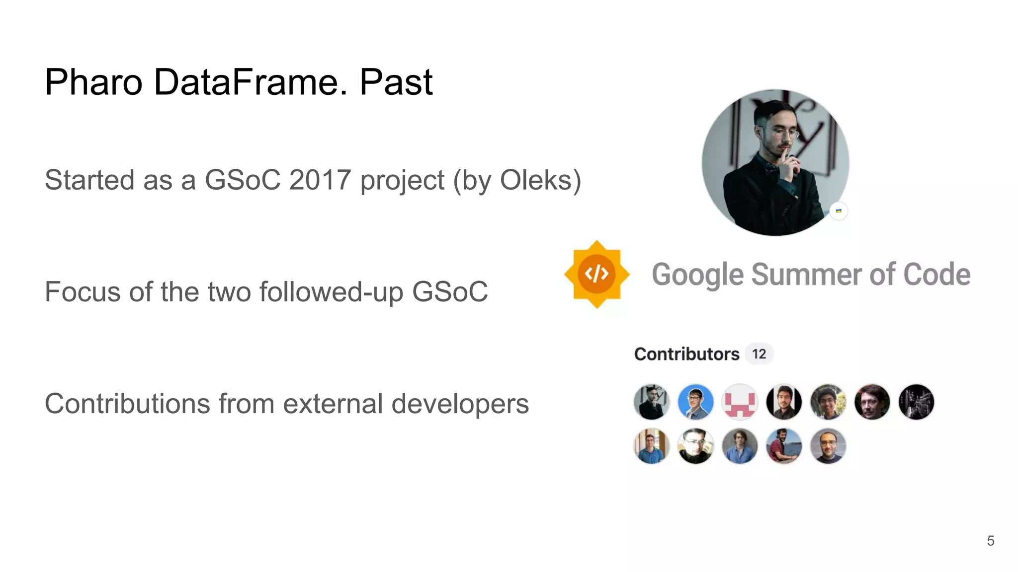 Pharo DataFrame: Past, Present, and Future | PPT