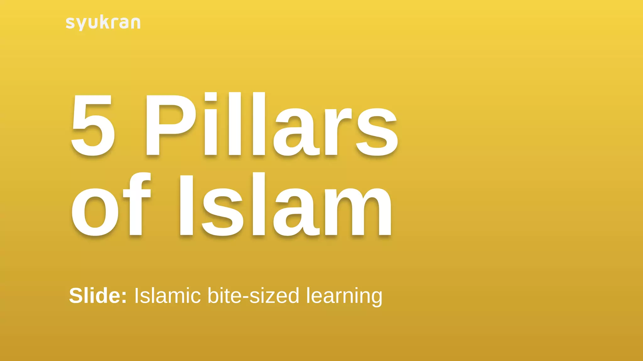 5 Pillars of Islam | PDF
