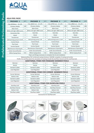 Swimming pool equipments | PDF