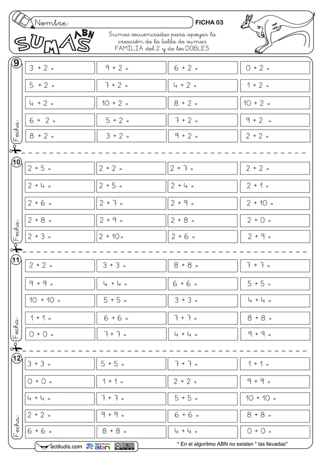01 primeras-sumas-abn | PDF