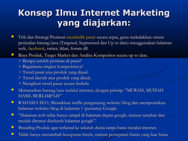 Profil Pembicara Seminar UKM Kewirausahaan | PPT