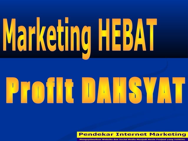 Profil Pembicara Seminar UKM Kewirausahaan | PPT