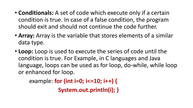 01-PROGRAMMING introA of the class name. Pptx | PPT