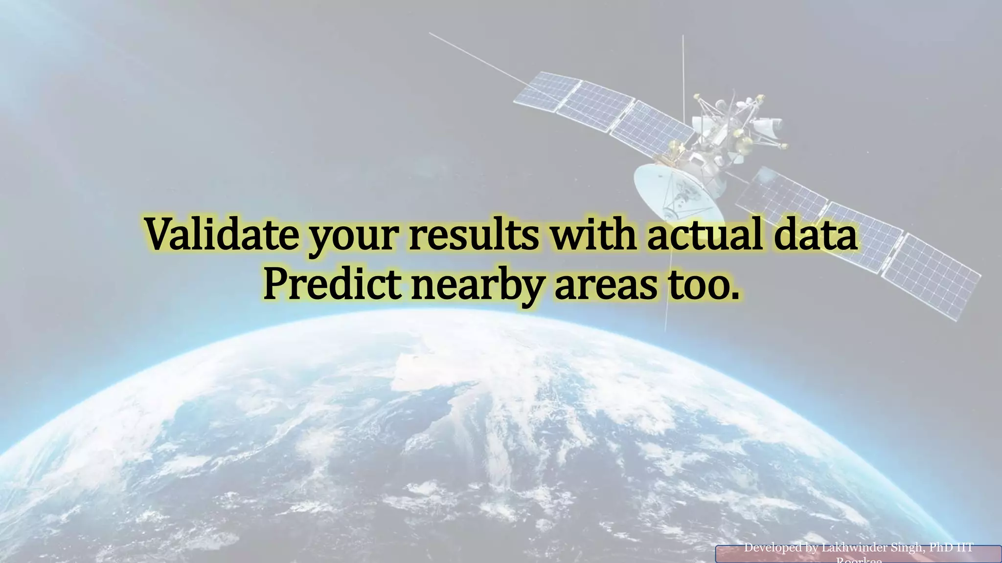Crop Yield estimation using GIS | PPTX
