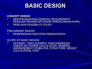 01 prosedur perencanaan kapal | PPT