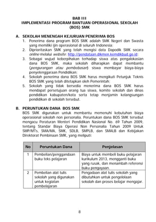 01 ps-2014 bantuan operasional sekolah (bos) smk | PDF