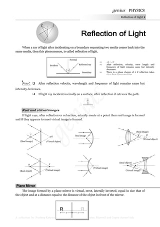 Plane Mirror Ray Diagram Worksheet