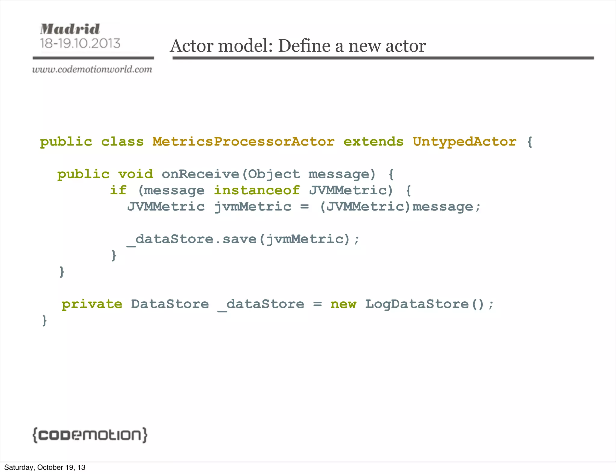 Reactive applications using Akka | PPT