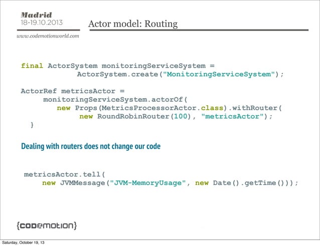 Reactive applications using Akka | PPT