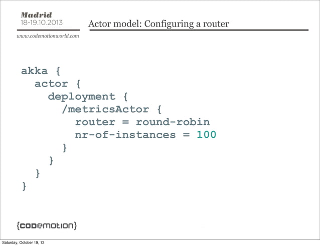 Reactive applications using Akka | PPT