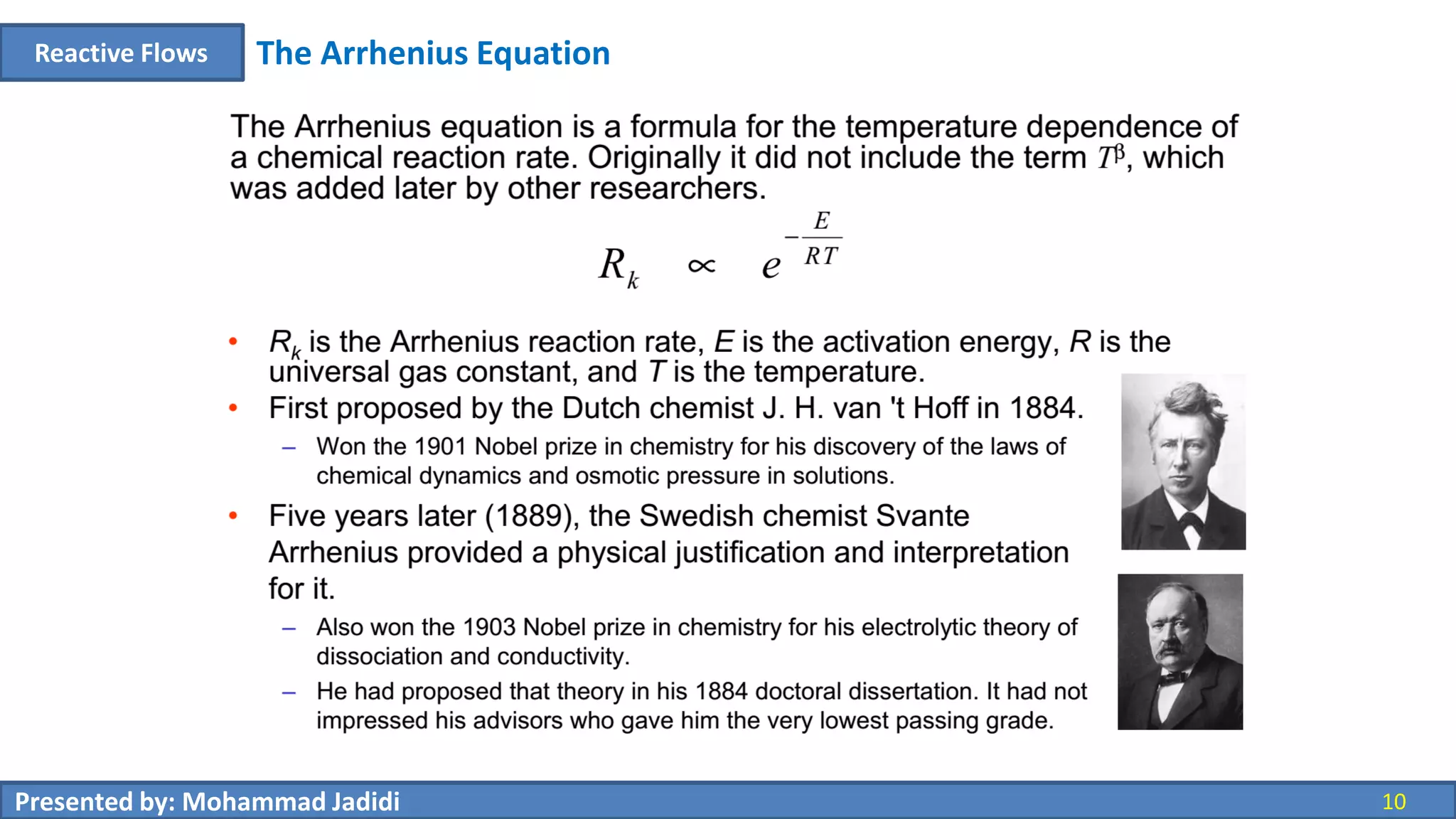 01 Reactive Flows Finite Rate Formulation For Reaction Modeling Pdf