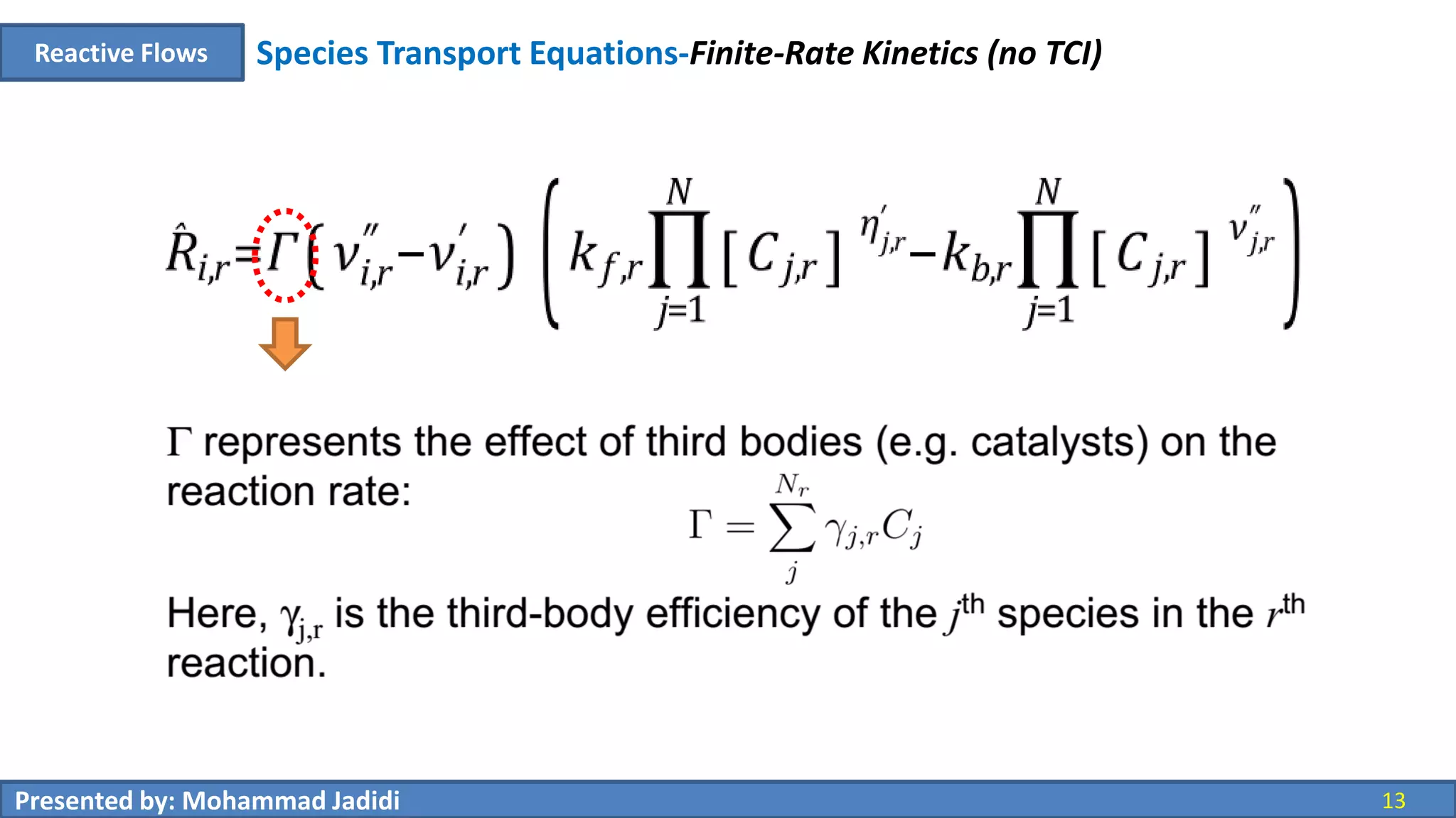 01 Reactive Flows Finite Rate Formulation For Reaction Modeling Pdf