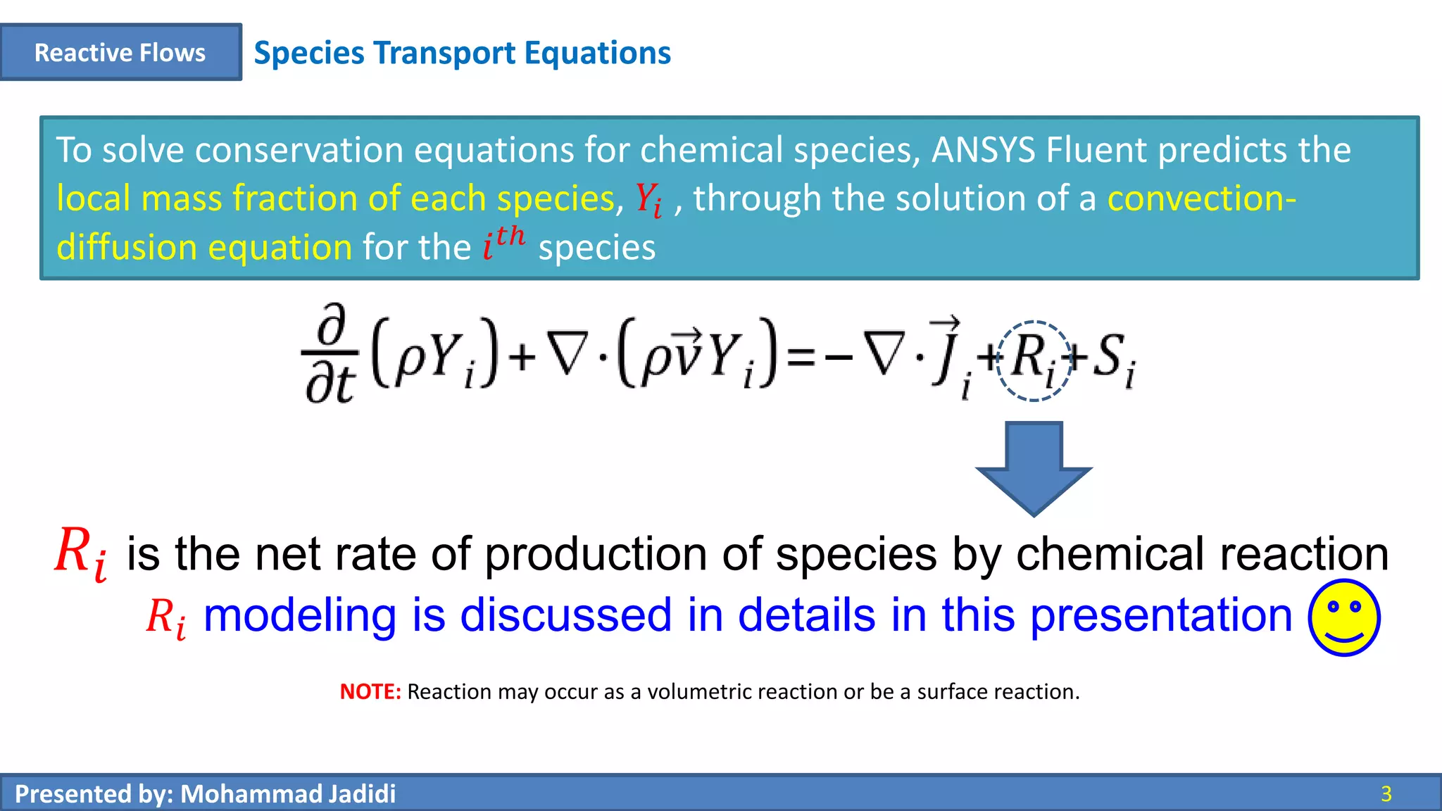 01 Reactive Flows Finite Rate Formulation For Reaction Modeling Pdf