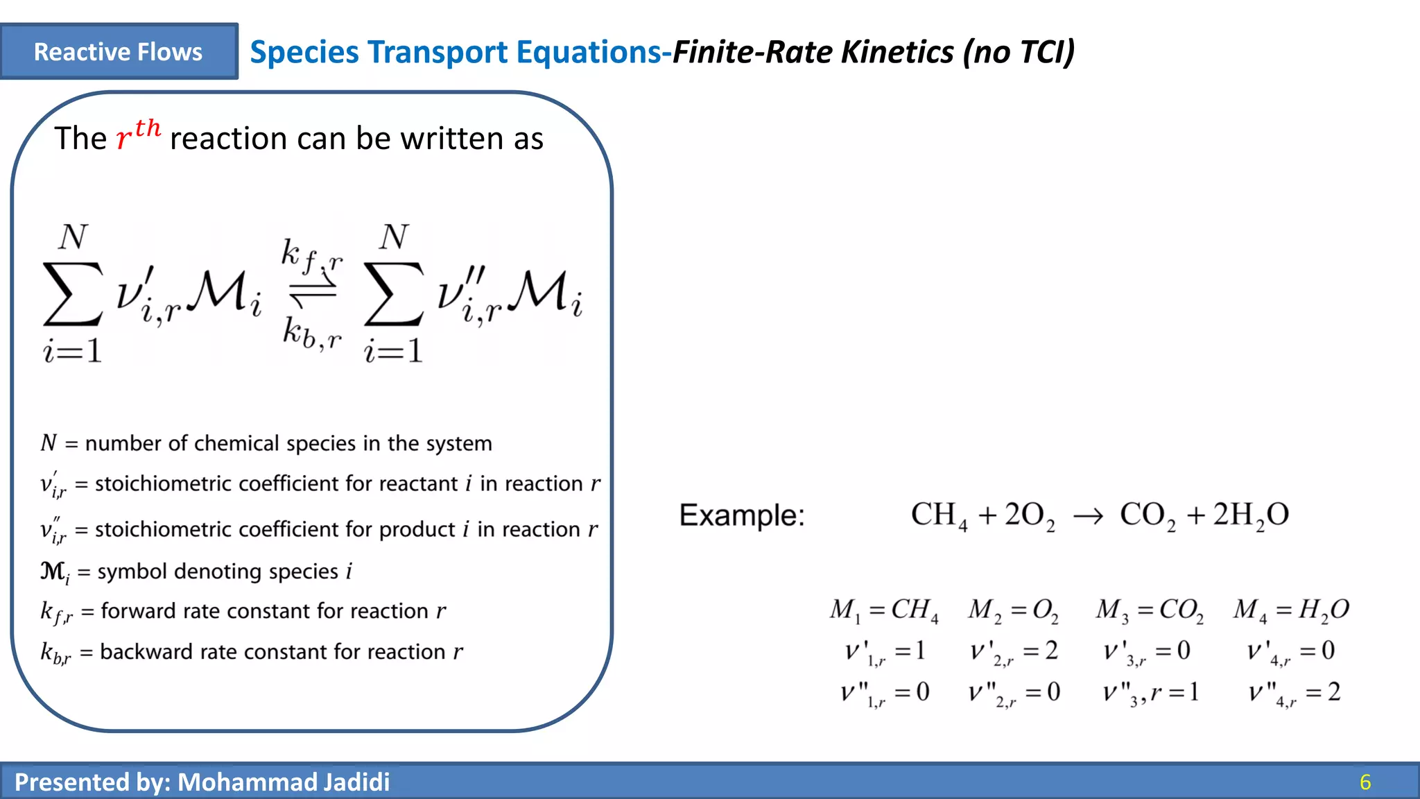 01 Reactive Flows Finite Rate Formulation For Reaction Modeling Pdf