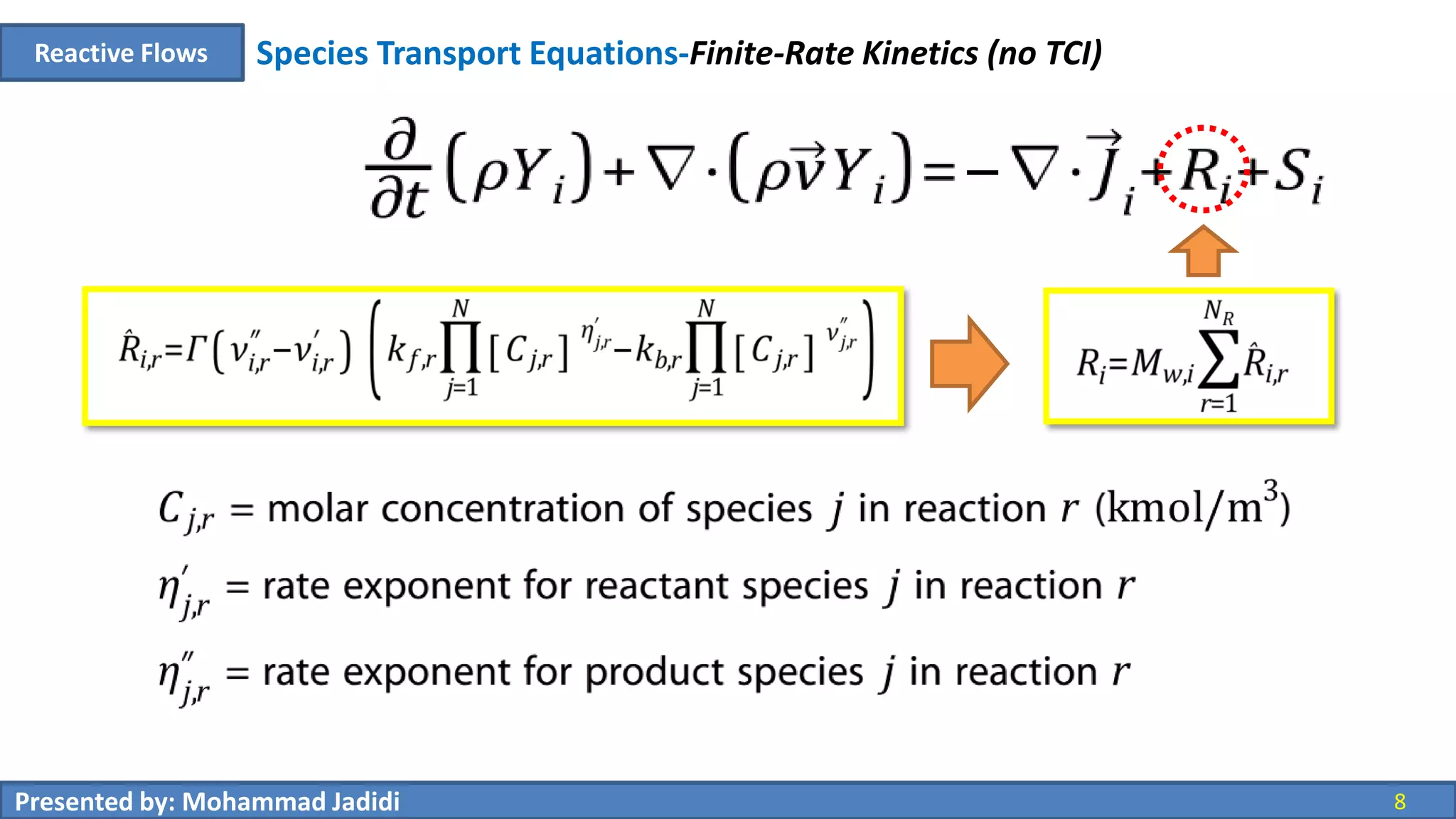 01 Reactive Flows Finite Rate Formulation For Reaction Modeling Pdf