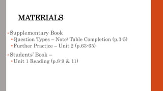 01 - Reading Skill Lesson 1.powerpoint presentation | PPTX