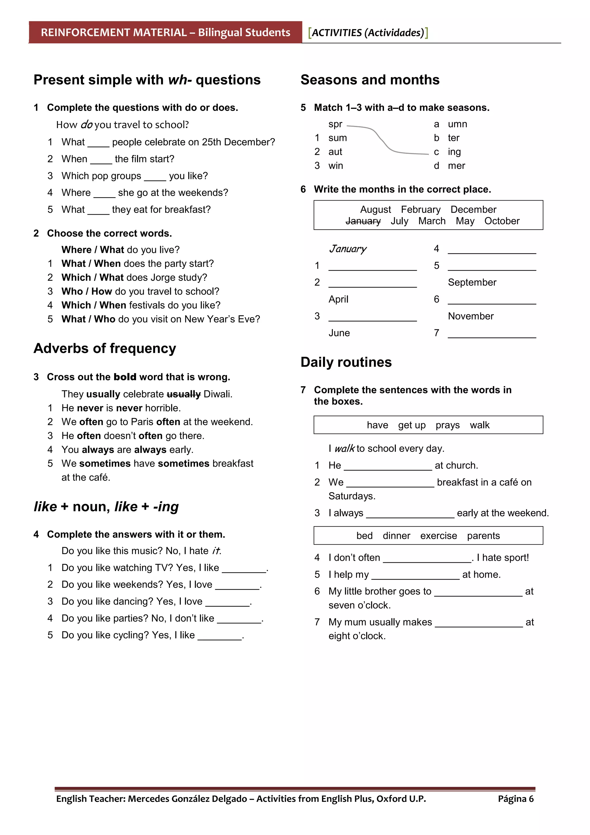 01 reinforcemente-material-activities (1) | PDF
