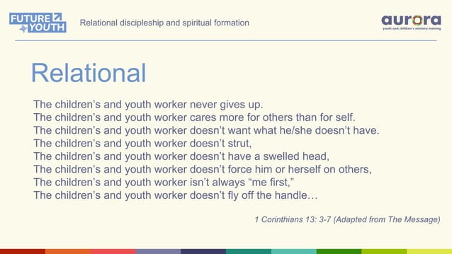 Relational, discipleship and spiritual formation.pptx