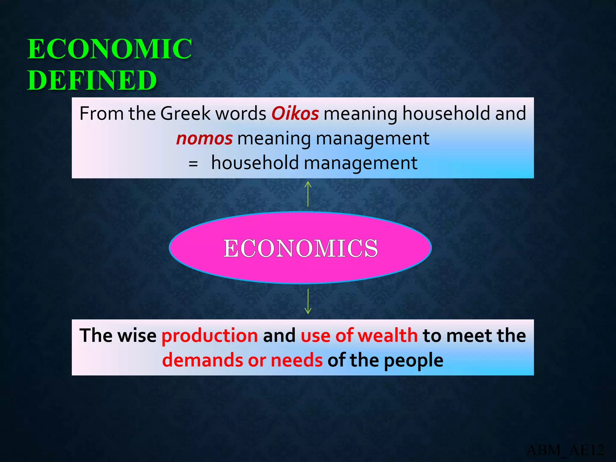 Revisiting Economics as a Social Science | PPTX