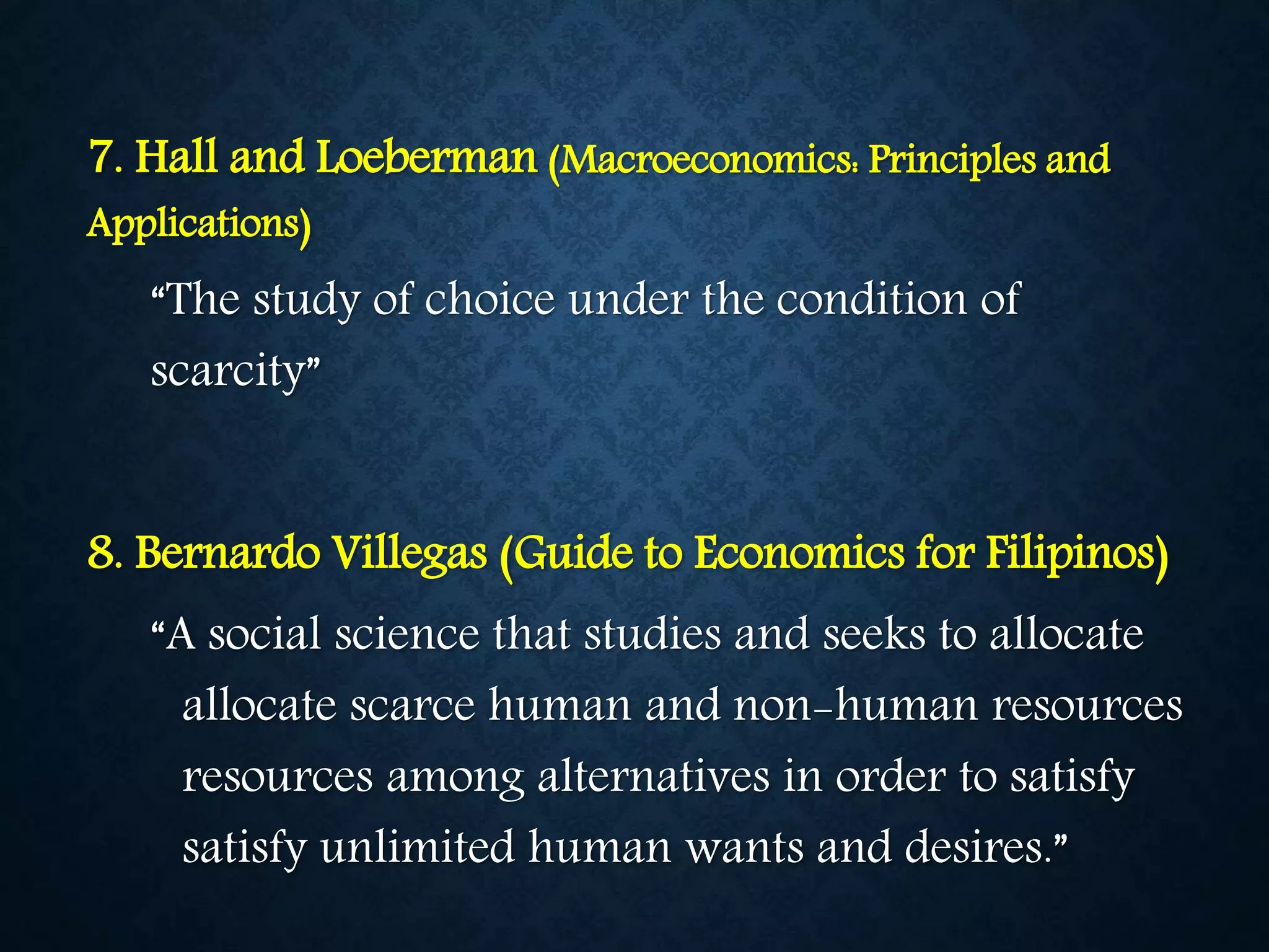 Revisiting Economics as a Social Science | PPTX