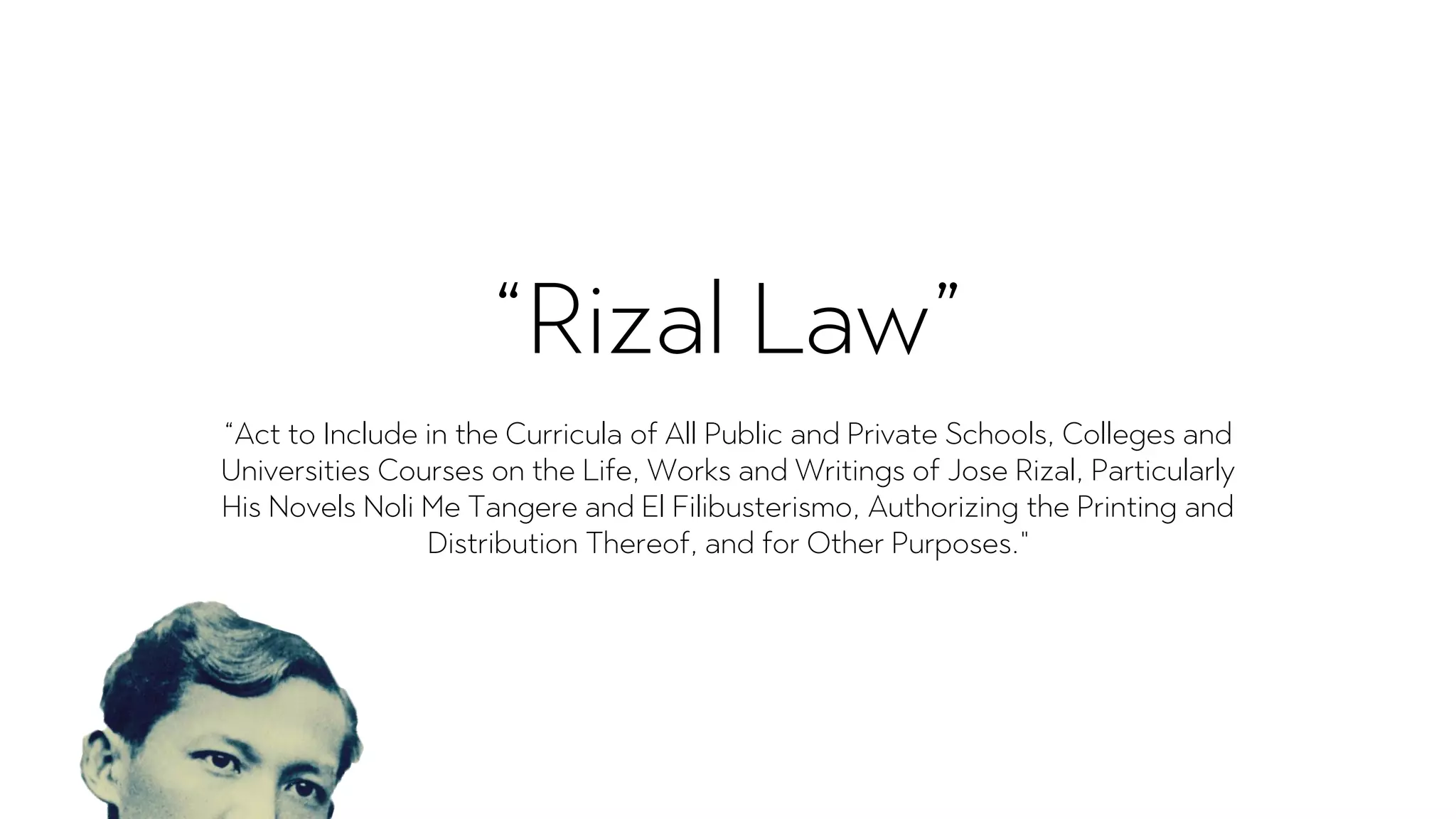 01 - Rizal Law (RA 1425) - Life and Works of Rizal | PDF
