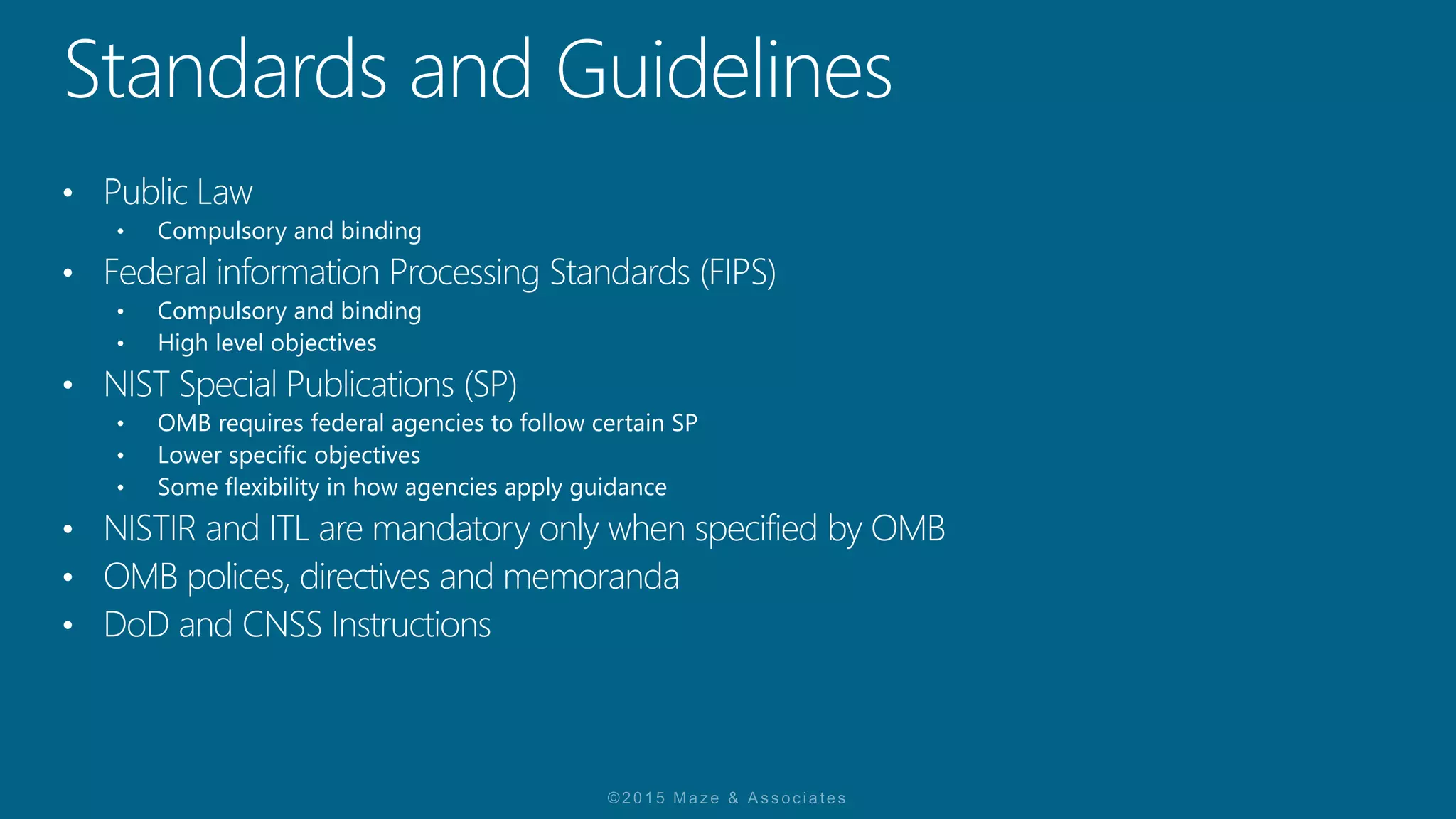 Introduction to NIST’s Risk Management Framework (RMF) | PPTX