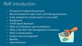 Introduction to NIST’s Risk Management Framework (RMF) | PPTX