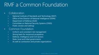 Introduction to NIST’s Risk Management Framework (RMF) | PPTX