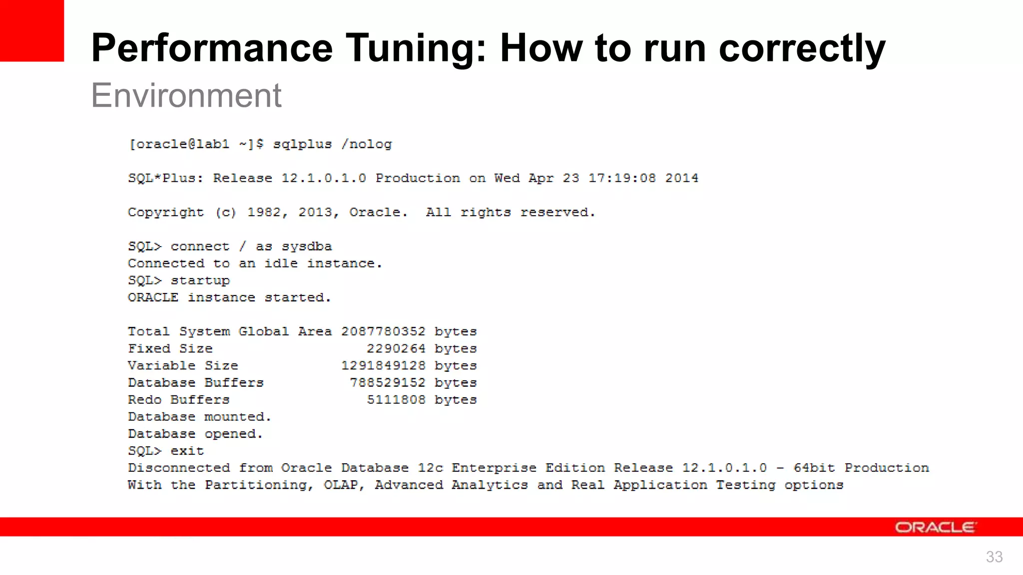 Ronald Vargas Performance Tuning how to write and run correctly sql statement recargado | PPT