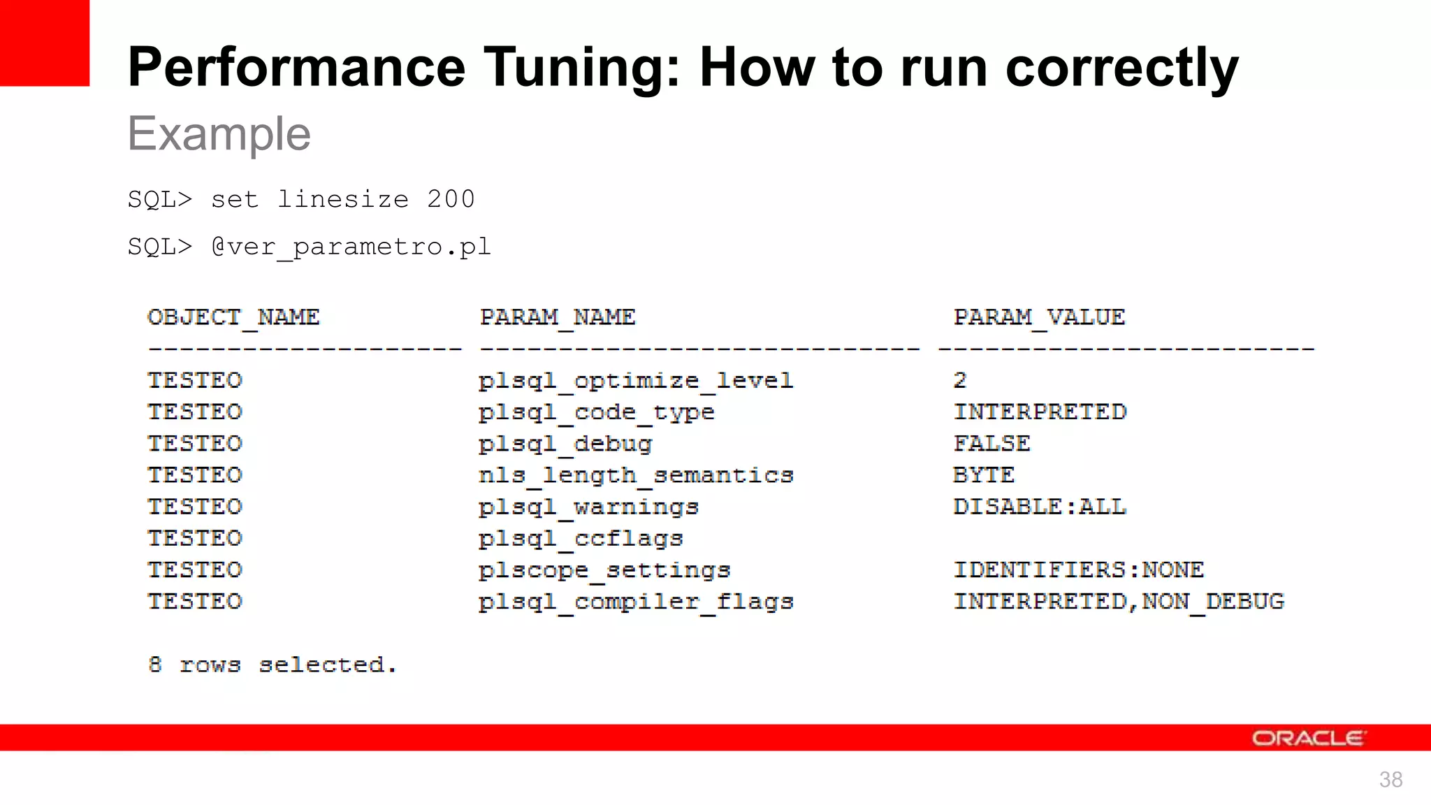 Ronald Vargas Performance Tuning how to write and run correctly sql statement recargado | PPT